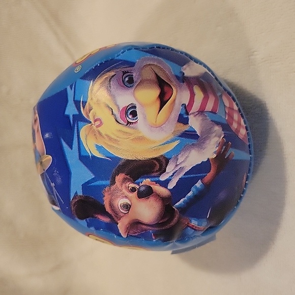 Chuck E Cheese | Toys | Chucke Cheese Soft Play Blue Ball 3 4 Plush Toy ...